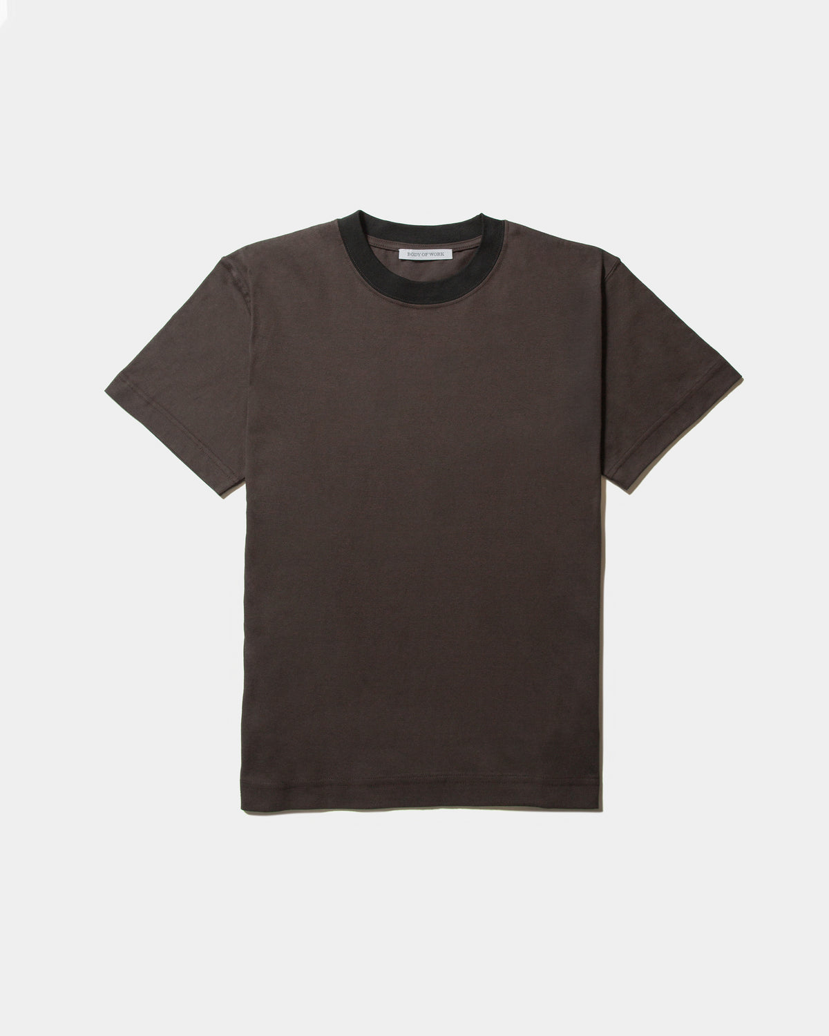 REED T-SHIRT - Loam Brown/Black – Body of Work